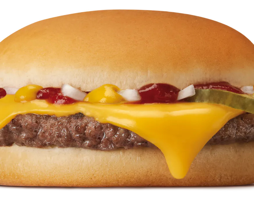 Hamburguesa Con Queso Simple De Mcdonalds